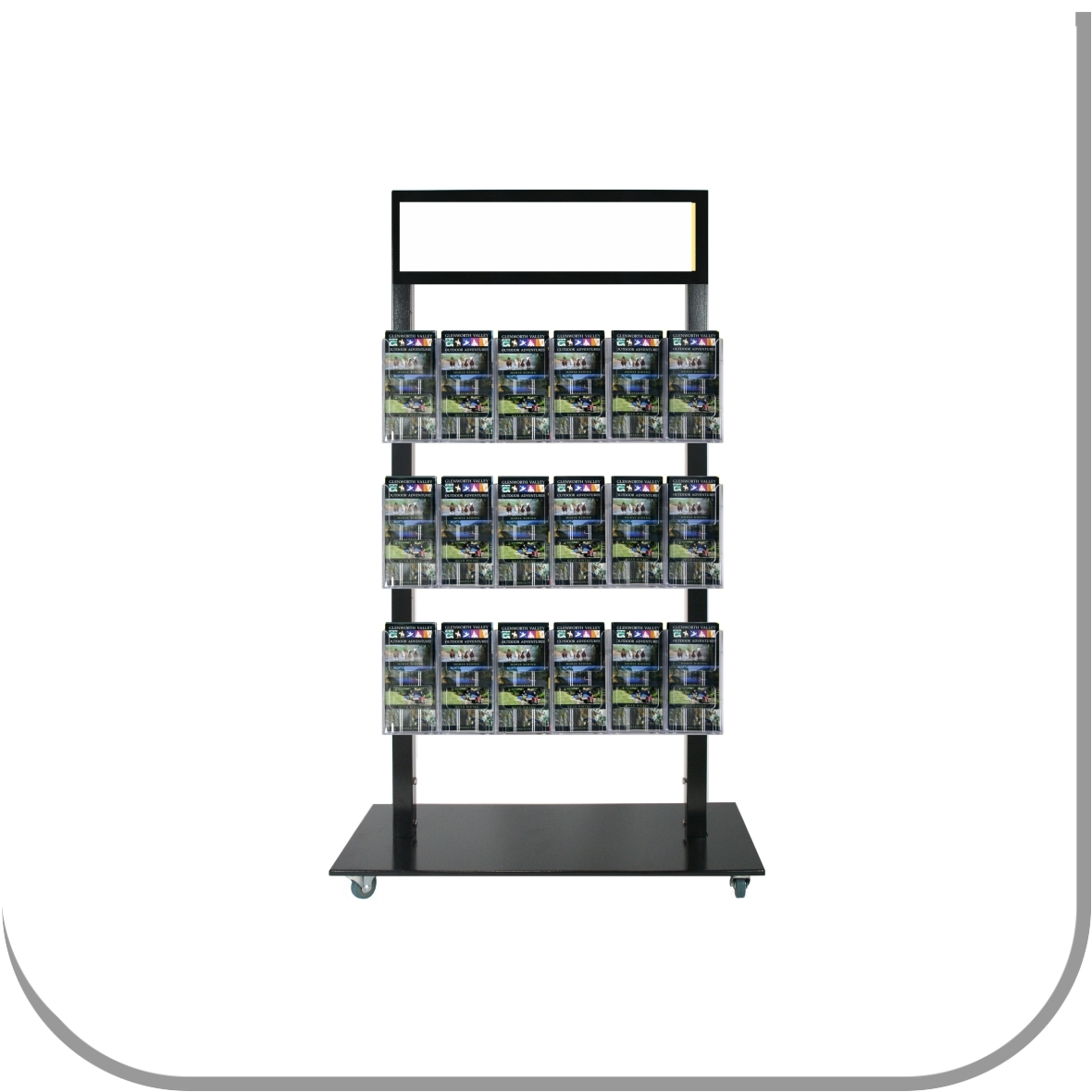 18 DL Size Brochure Stand