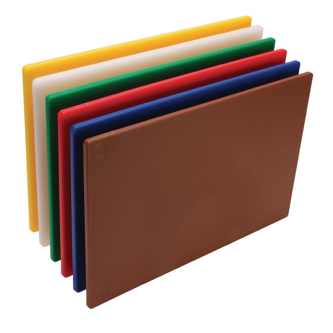 Hygiplas Standard Low Density Chopping Board Set 6 Hygiplas Standard Low Density Chopping Board Set 6